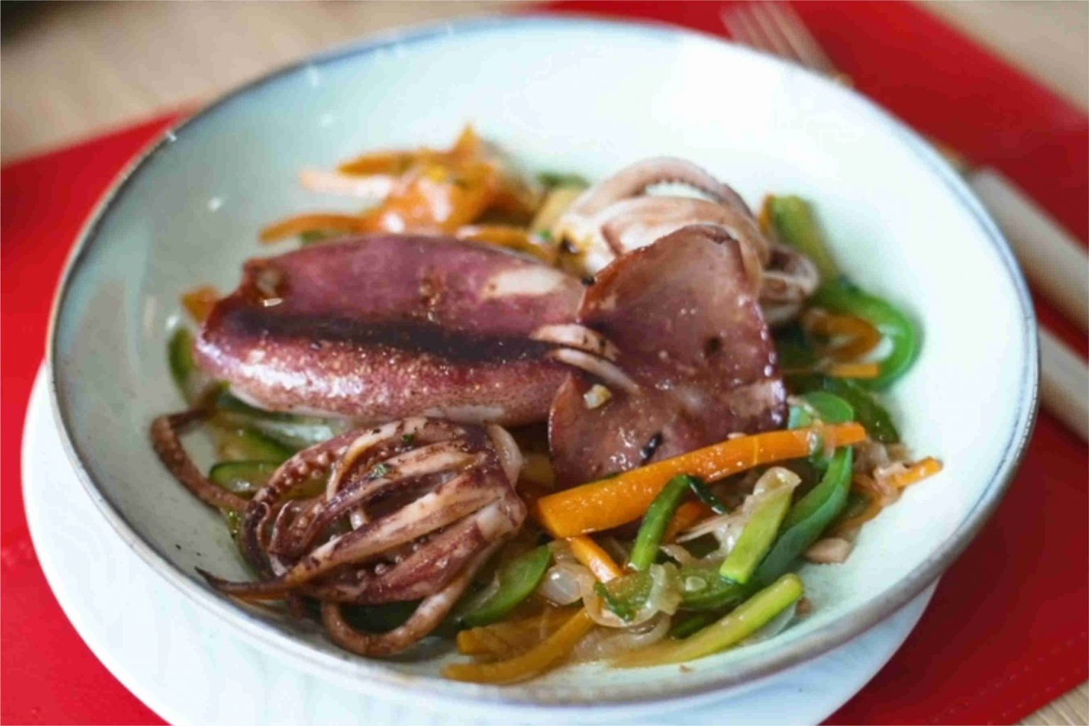 Wok de pota con verduras | Supermercados Froiz